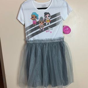 L.O.L. Suprise | Dresses | Girls Lol Dress Lol Doll Sliver Sparkles ...